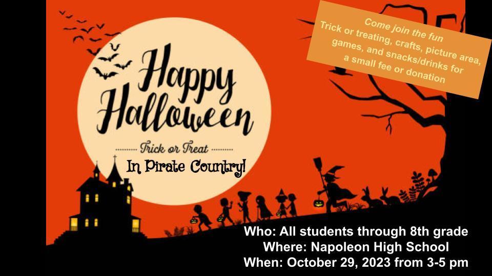 Trick or Treating at NHS!! | Napoleon Community Schools